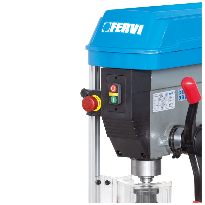 FLOOR DRILL PRESS WITH DRIVE BELT - 0754/230V | Belt drills presses ...